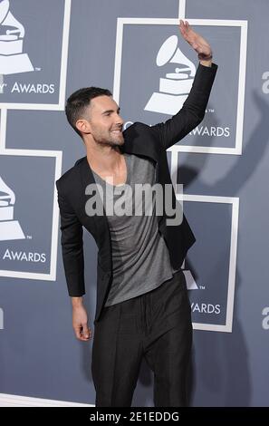 Adam Levine arriving at the 53rd Annual Grammy Awards held at the ...