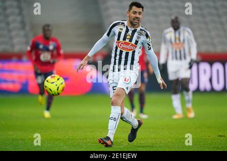 Pierrick Capelle of SCO Angers during the Ligue 1 McDonald's match ...