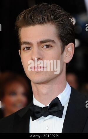 Andrew Garfield arrives at the Oscars on Sunday, March 27, 2022, at the ...