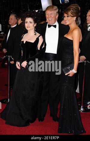 Helena Bonham Carter, Donald Trump, Melania Trump at arrivals for The ...