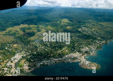 Melanesia, Solomon Islands, Guadalcanal Island, capital city of Honiara ...