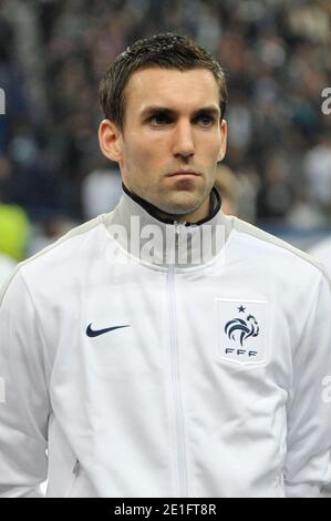 Anthony Reveillere of France during the international friendly match ...