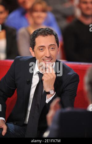 Gad Elmaleh lors de l'enregistrement de l'emission Vivement Dimanche a ...