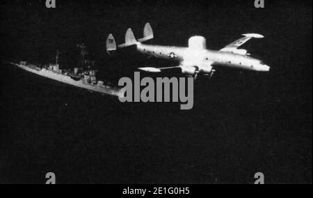 Lockheed WV-2 over DDR-316 1957 Stock Photo - Alamy