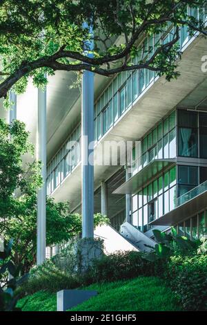 Architecture vertical view of Jurong East Mall or also known as JEM in ...