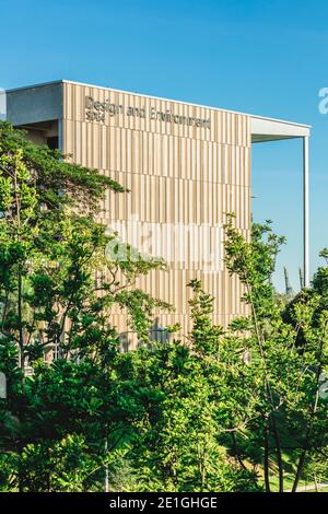 Architecture vertical view of Jurong East Mall or also known as JEM in ...