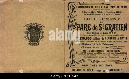 Lotissement du Parc de Saint Gratien 01 Stock Photo - Alamy