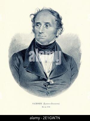 Sanson, Louis Joseph Stock Photo - Alamy