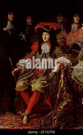 Louis XIV 1666 Charles le Brun Stock Photo - Alamy