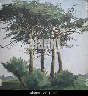 'Kiefern' by Louise Droste Roggemann is a landscape painting depicting ...