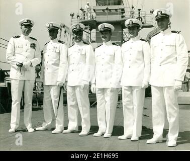 LST-855 (USS Kent County) change of command ceremony Stock Photo - Alamy