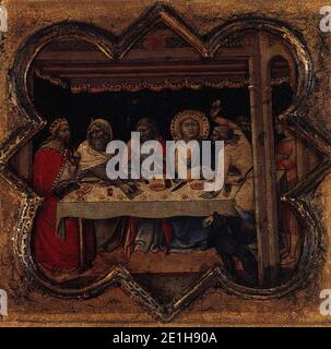 Scenes from the Life of St Thomas by Luca di Tommé Stock Photo - Alamy