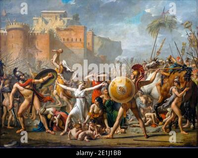Jacques Louis David, 'The Sabines' Stock Photo - Alamy