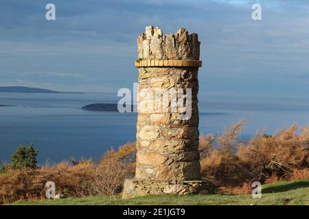The Pillars Penmaenmawr, These pillars were built in 1888 to mark the ...