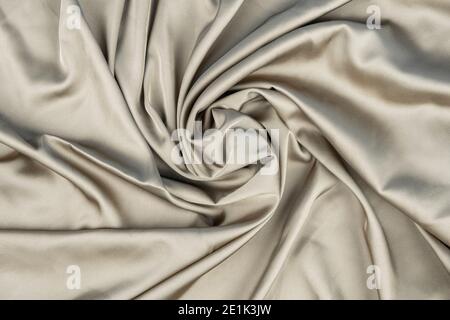 Silk background, texture of beige shiny fabric Stock Photo - Alamy