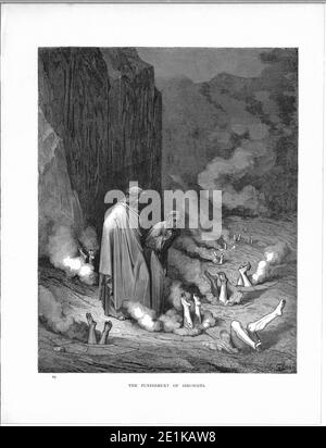 Illustration from Dantes Inferno vintage artwork from the divine poetry ...