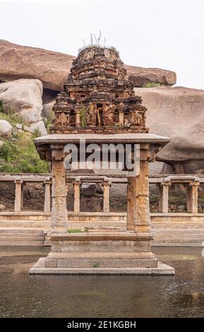 Pushkarani or water tank at Sri Krishna Temple’s 16th-century sacred ...