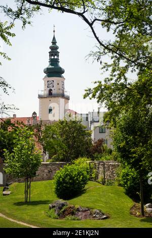 View of town Modra, Slovakia Stock Photo - Alamy