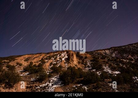 Northern New Mexico starry night scenics Stock Photo - Alamy
