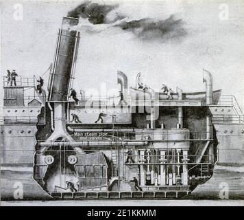 A triple expansion steam engine Stock Photo - Alamy