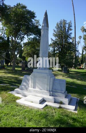 Los Angeles, California: CARL MORGAN BIGSBY, the Pioneer Atlas grave at ...