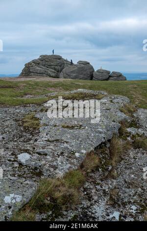 Haytor Rocks, Ilsington, Dartmoor National Park, Devon, England, UK ...