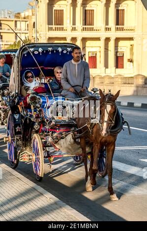 Corniche and River Nile, Luxor, Nile Valley, Egypt Stock Photo - Alamy