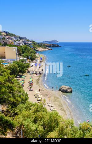 People at Massouri beach, Kalymnos, Greece Stock Photo - Alamy