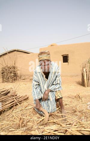 A blind African man, Ghana, West Africa Stock Photo - Alamy