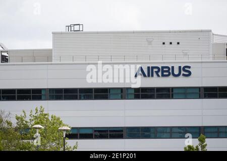 A general view of the Airbus office in Newport, Wales, UK Stock Photo ...
