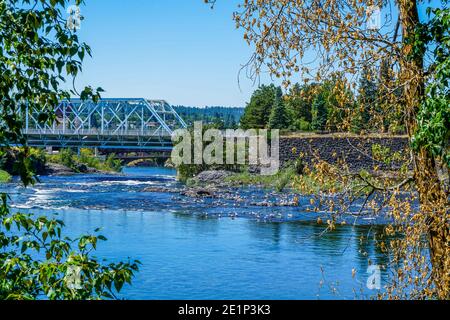 The stunning Riverfront Park in Spokane Washington shows off the ...