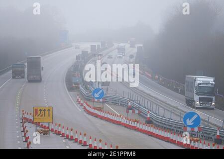 M20 Junction 5-6 Stock Photo - Alamy