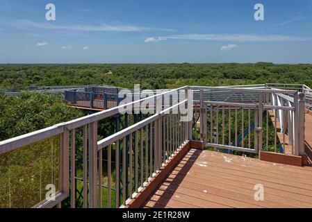 Wetlands Viewing Platform Stock Photo - Alamy