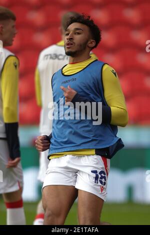 Jacob Brown (18) of Stoke City during the game Stock Photo - Alamy