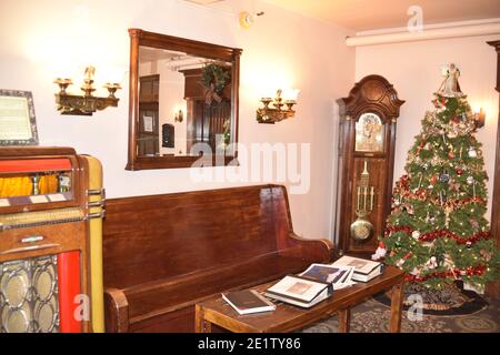 The Asylum Restaurant, Jerome Grand Hotel, in the mining town of Jerome ...