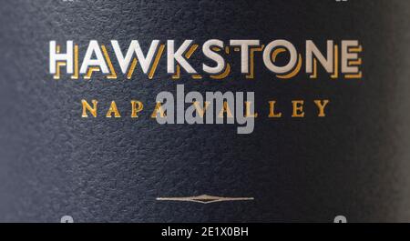 Hawkstone Napa Valley Cabernet Sauvignon Californian red wine bottle ...