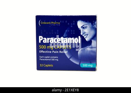 Crescent Pharma paracetamol Stock Photo - Alamy
