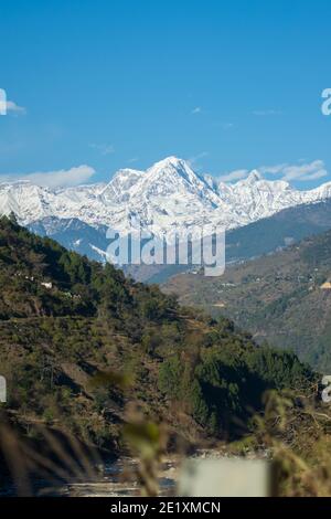 A little glimpse of the place chopta in uttarakhand with snow covered ...
