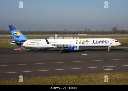 German Condor Boeing 757-300 with registration D-ABON in special livery ...