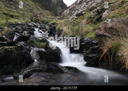 Derwent Fell Waterfalls Stock Photo - Alamy