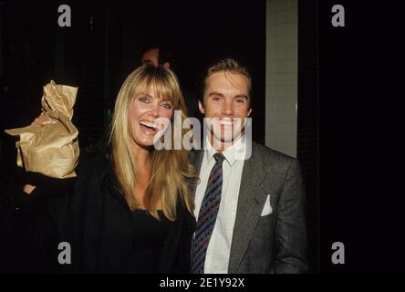 SHAUN CASSIDY with wife Ann Pennington 1988 f6207 Credit: Ralph ...