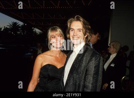 SHAUN CASSIDY with wife Ann Pennington f6479 Credit: Ralph Dominguez ...