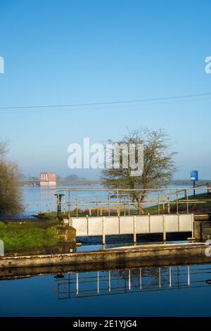 Hurleston Reservoir is supplied with water from the river Dee and the ...