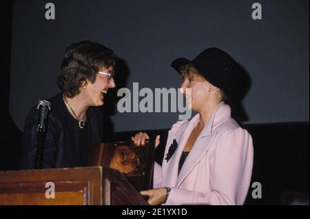 BARBRA STREISAND and JUDY GOLDSMITH 1984 Credit: Ralph Dominguez ...