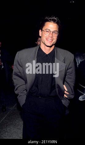 Rob Lowe 1990 Credit: Ralph Dominguez/MediaPunch Stock Photo - Alamy
