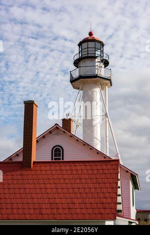 Michigan, Whitefish Point. Whitefish Point Light Station, oldest active ...
