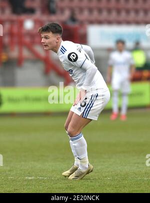 Jamie Shackleton of Leeds United during The FA Cup Third Round between ...