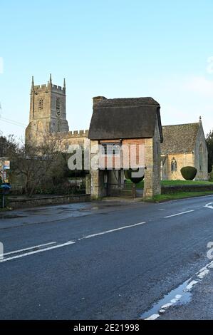 St Peter & St Paul church Long Compton dates from 13th Century with its ...