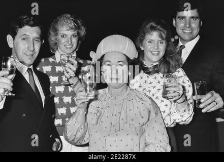 A group of British Royal Family look-alikes. London. England, UK Stock ...