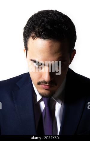 Busy frustrated businessman angry in the office Stock Photo - Alamy